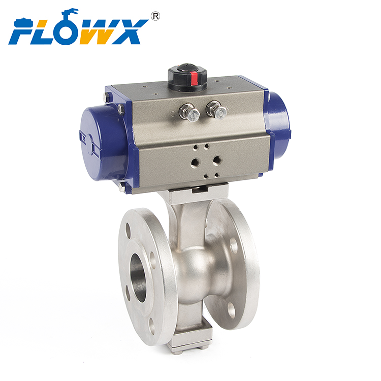 Pneumatic V Type Control Ball Valve for Sulphur - Buy Pneumatic V Type ...